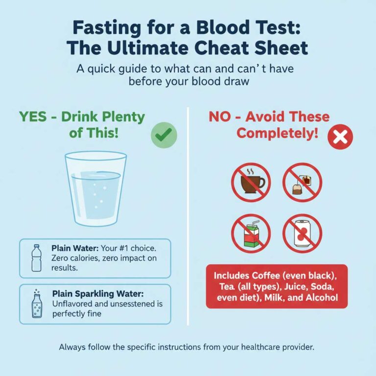 Fasting for a Blood Test? Here’s What You Can Drink Safely ...
