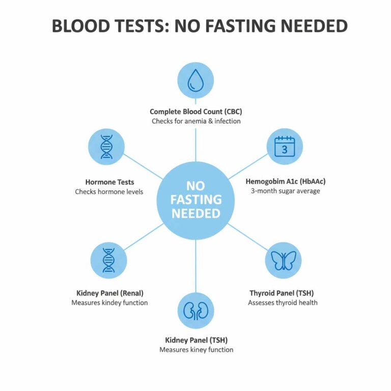 Which blood tests can be done without fasting? - HealthcareOnTime