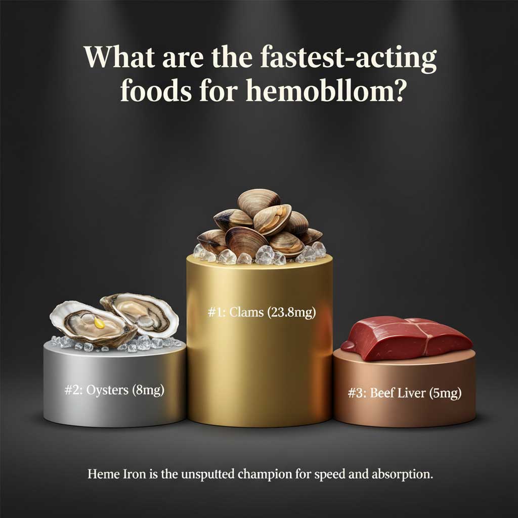 Top 30 Foods to Increase Hemoglobin Levels Fast Naturally ...