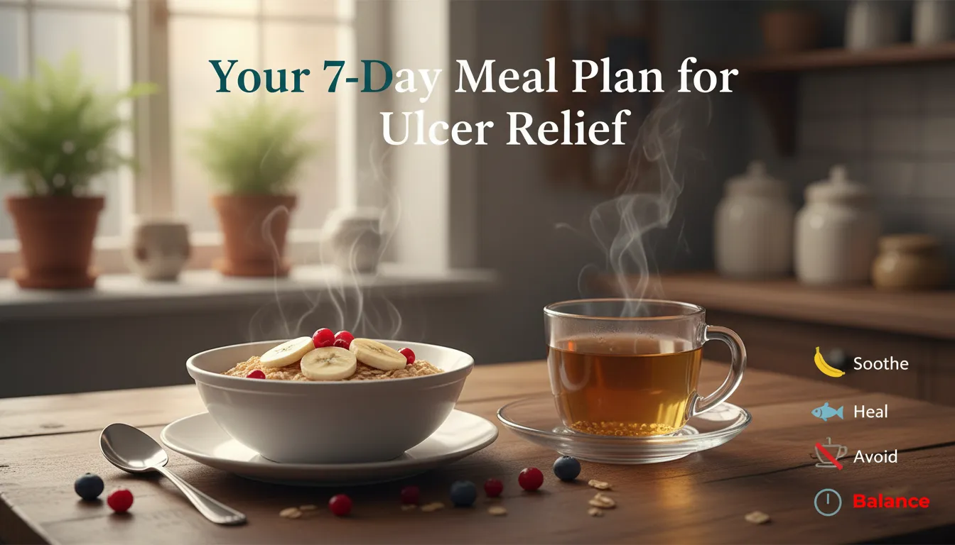 7 Day Meal Plan for Ulcers (Immediate Relief): Foods & Recipes for ...