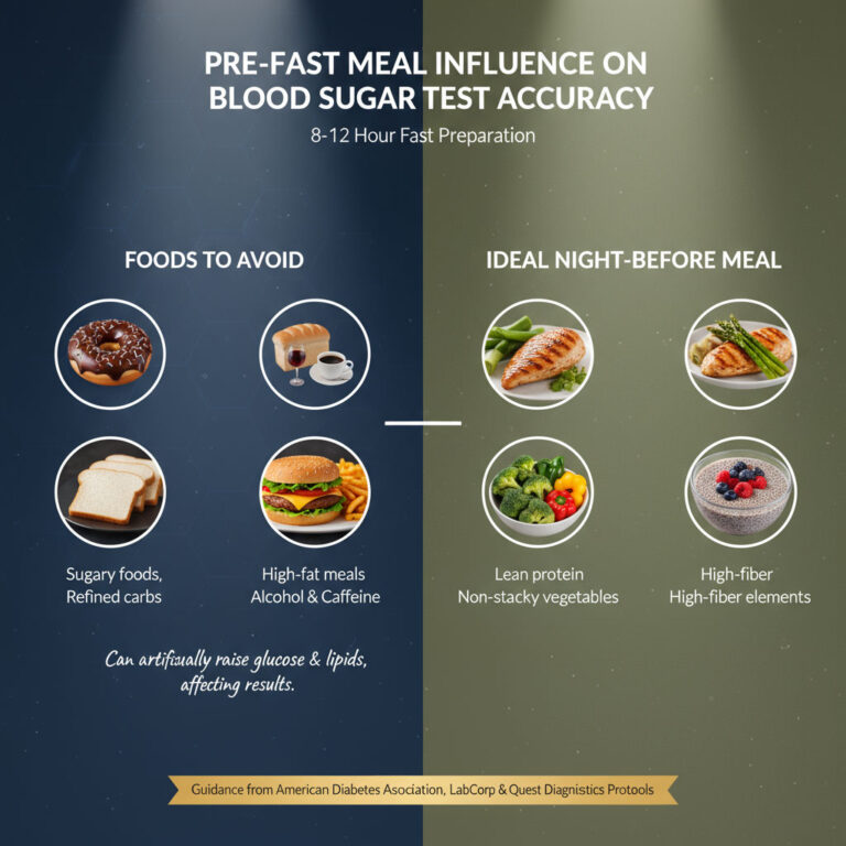 Foods to Avoid the Night Before a Blood Sugar Test (And What to Eat ...