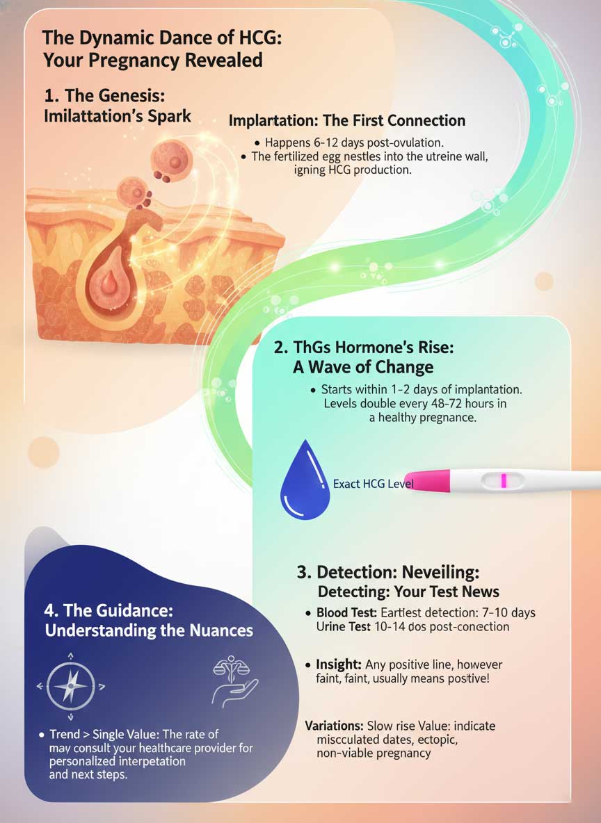 How Long After Implantation Does hCG Rise? A Comprehensive Guide for Your Two-Week Wait ...