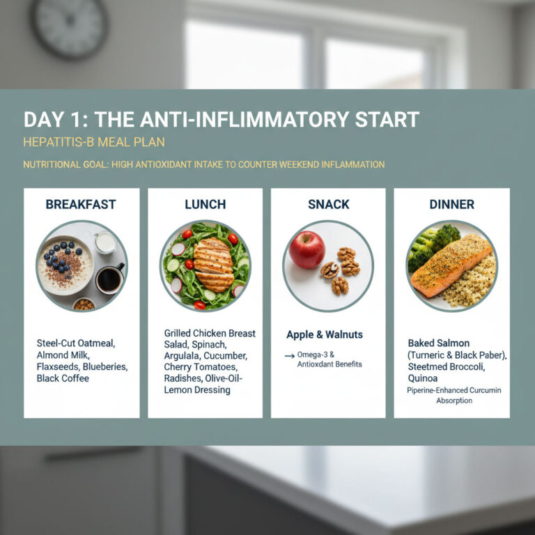 7-Day Meal Plan for Hepatitis B: Foods to Include & What to Avoid ...