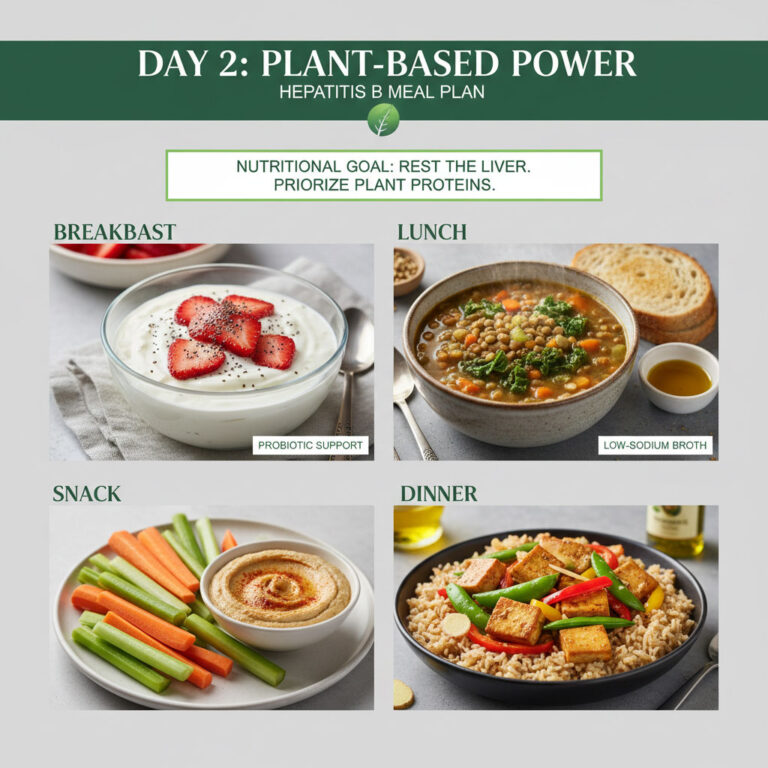 7-Day Meal Plan for Hepatitis B: Foods to Include & What to Avoid ...