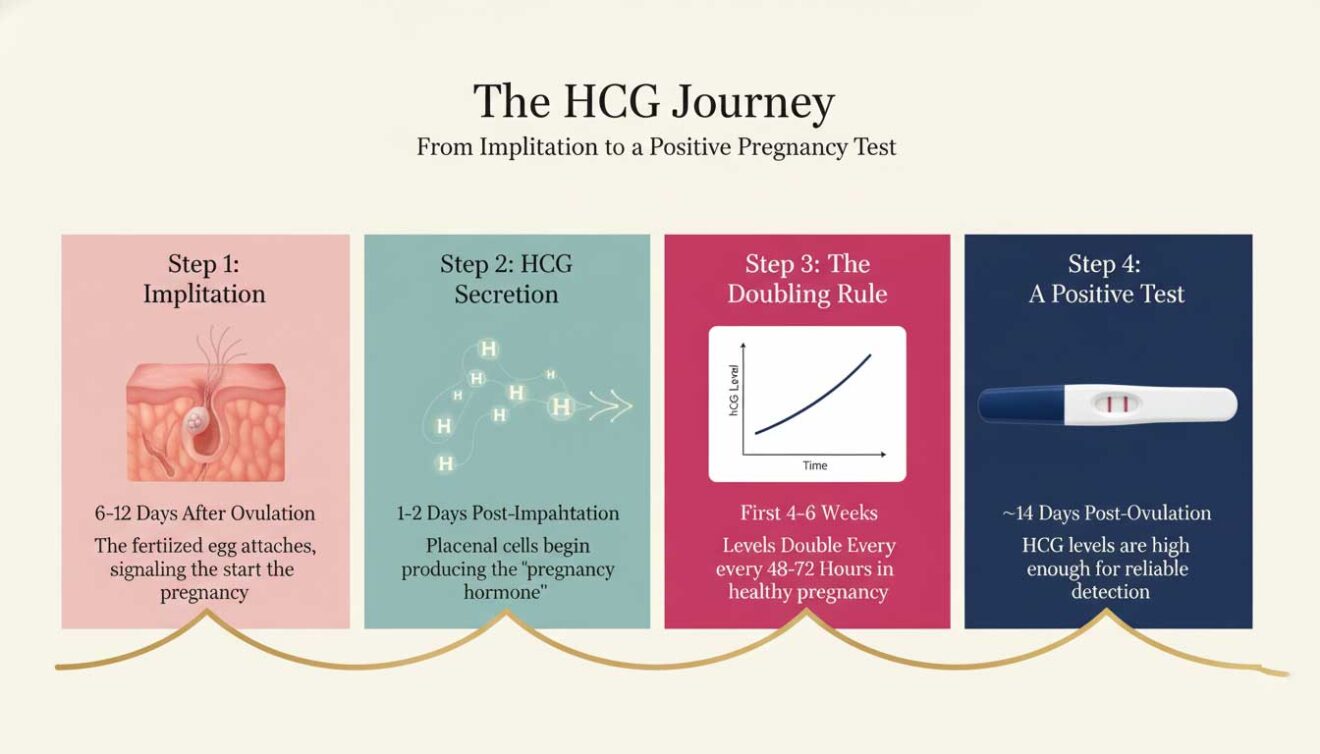 How Long After Implantation Does hCG Rise? A Comprehensive Guide for Your Two-Week Wait ...
