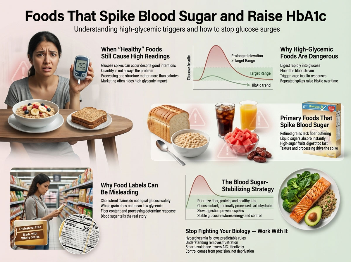 20 High-Glycemic Foods & Fruits to Avoid With High Blood Sugar ...
