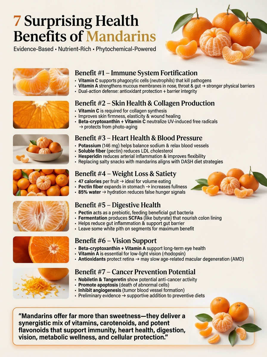 Mandarin Orange Nutrition: Exact Calories, Carbs, GI Score & Surprising ...