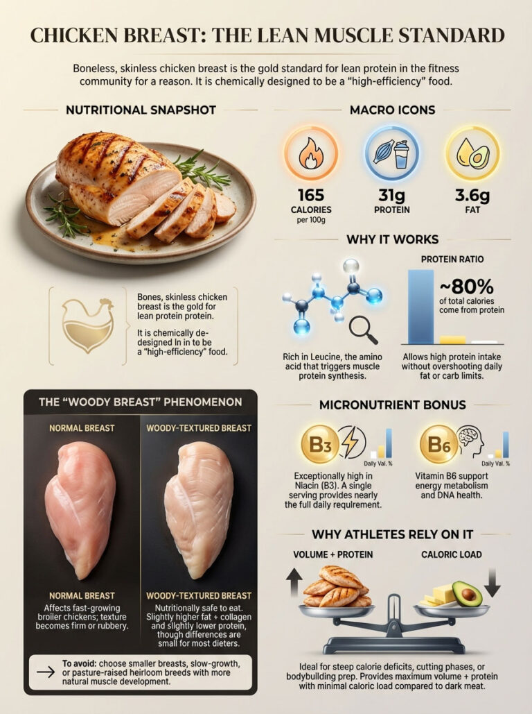 Chicken Calories Protein & Nutrition: Thigh, Breast, Wing, Skin & More ...