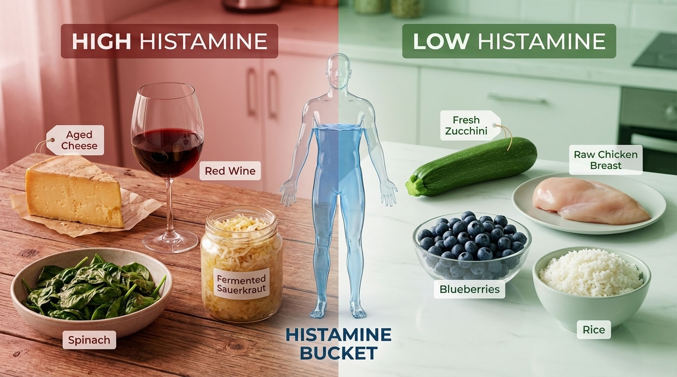 Low Histamine Anti-Inflammatory Diet: Complete Food List, Benefits, and ...