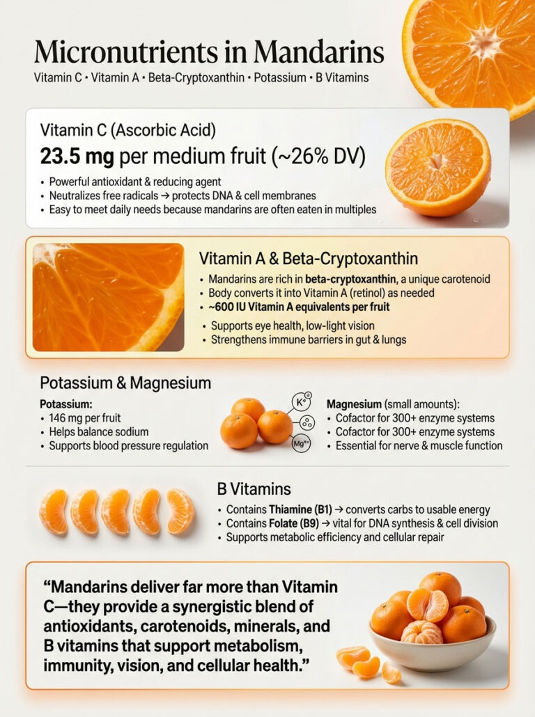 Mandarin Orange Nutrition: Exact Calories, Carbs, GI Score & Surprising ...