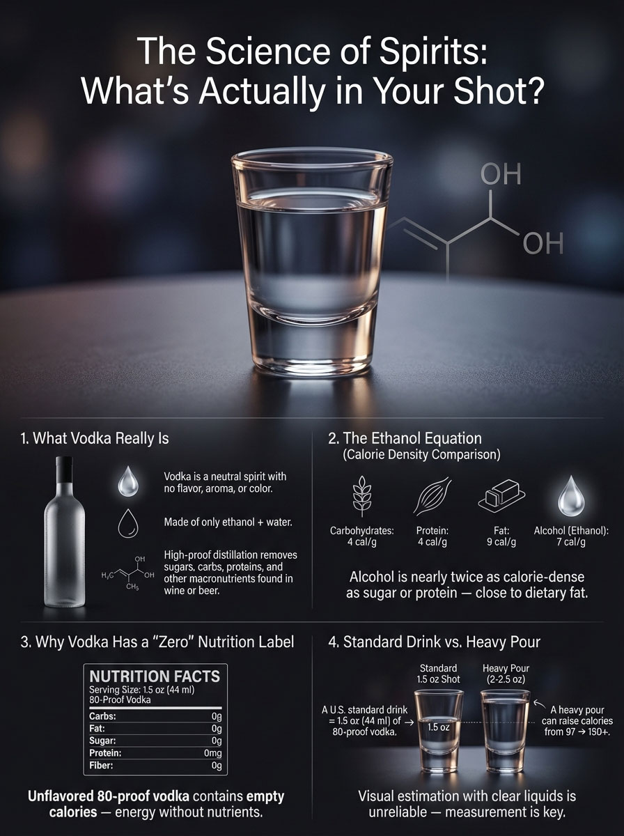How Many Calories in a Vodka Shot? Health Breakdown & Brand Comparison ...