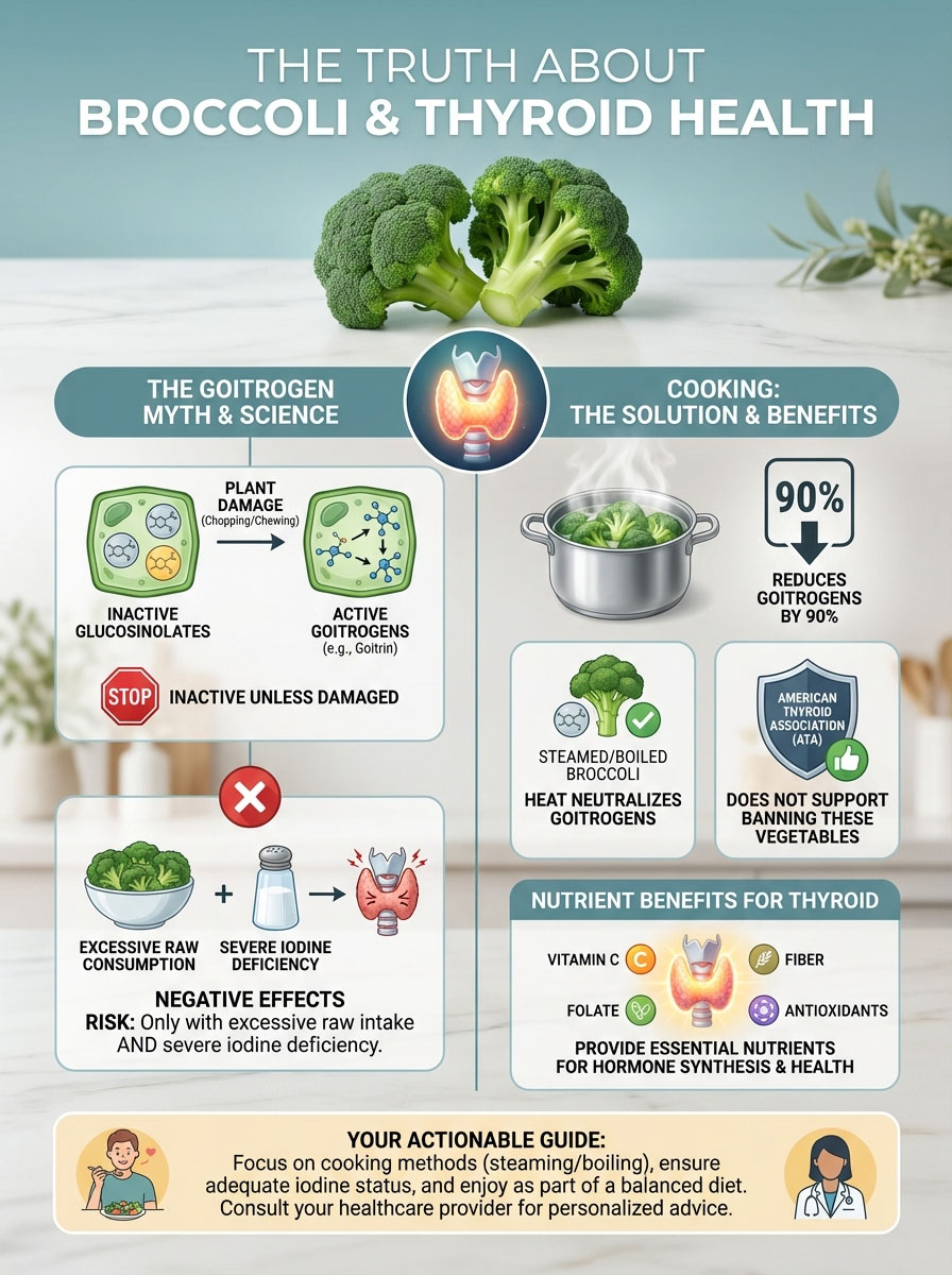Cruciferous Vegetables Thyroid: Myth vs. Fact (Broccoli Safety ...