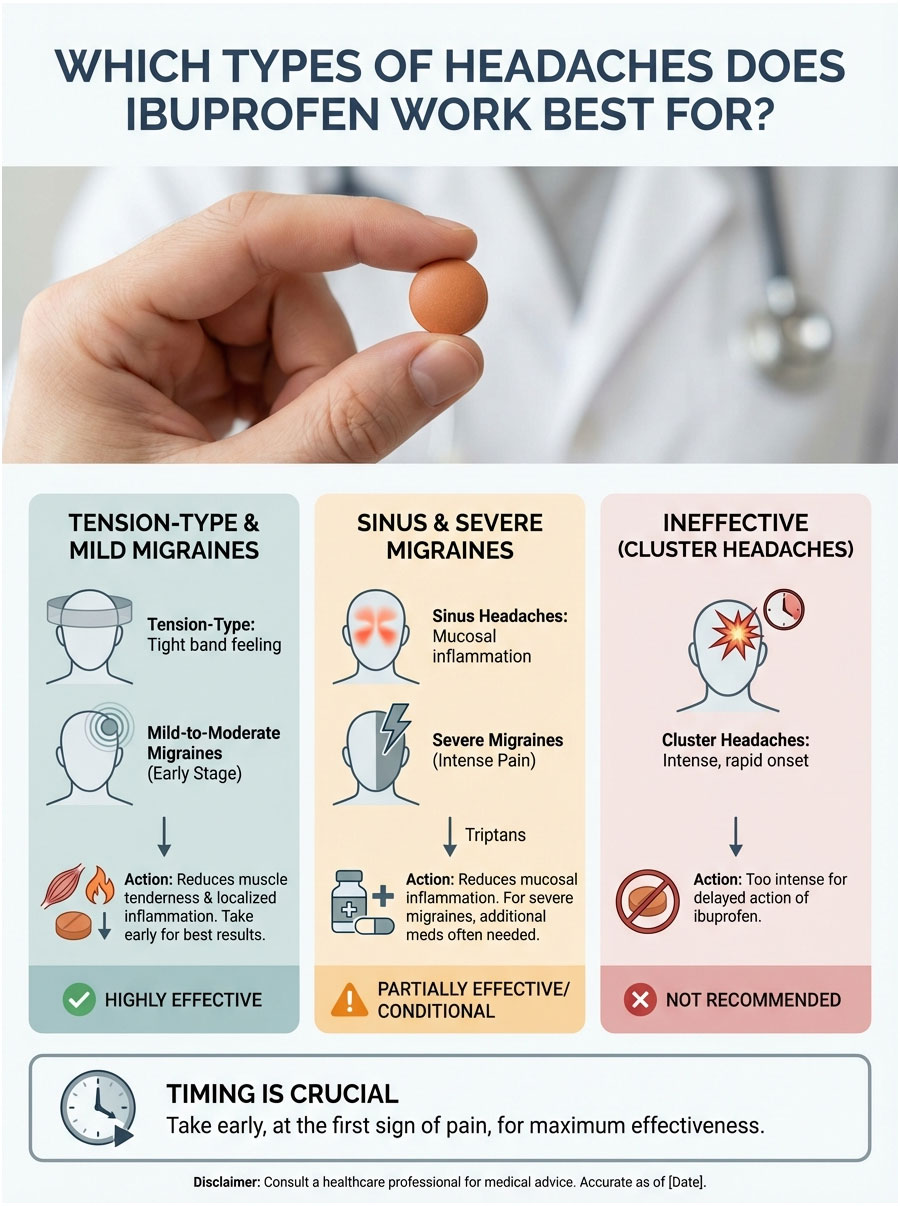 Does Ibuprofen Help with Headaches? Effectiveness, Dosage, and How Fast ...
