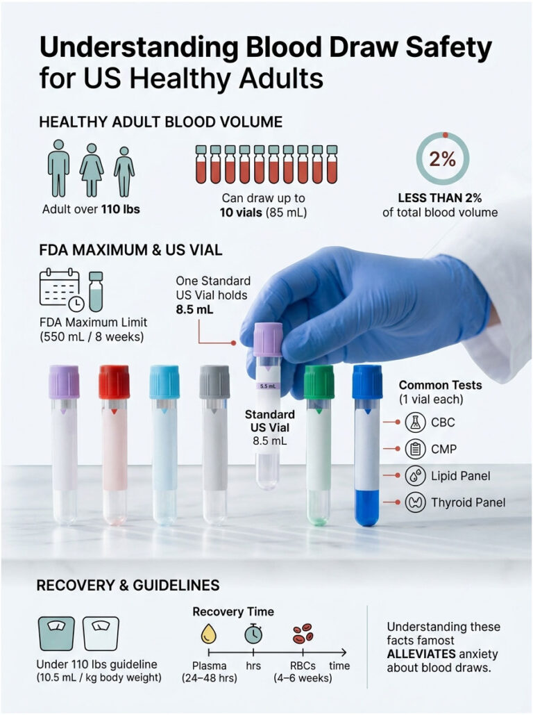 How Many Vials of Blood Drawn at Once? mL, Tests, Weight - HealthcareOnTime