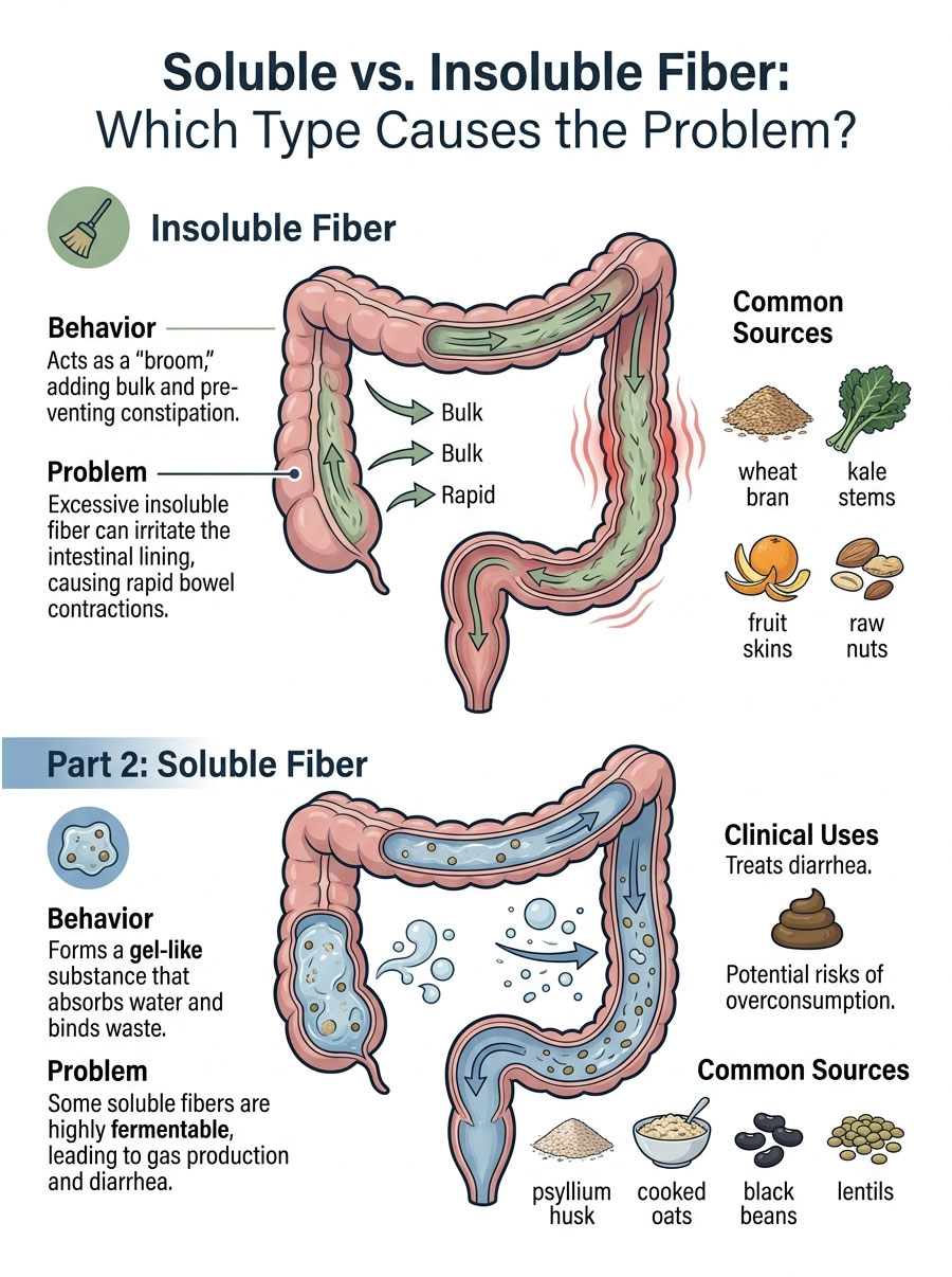 Can Too Much Fiber Cause Diarrhea? Causes, Symptoms, and How to Fix It ...